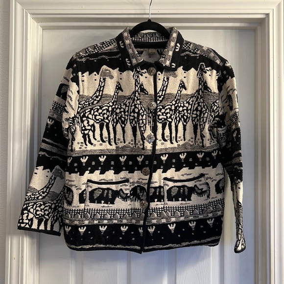 Jane Ashley | Jackets & Coats | Jane Ashley Pl Cotton Jacket With Long ...